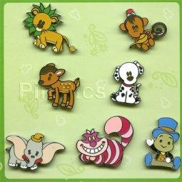 Mini-Pin Collection - Cute Disney Animals